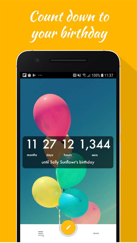 Birthday Countdown Widget Apk Para Android Descargar