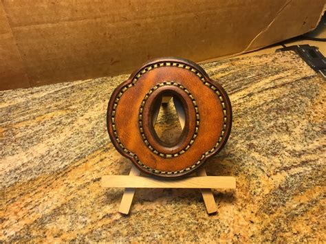 Mokko — Leather Tsuba