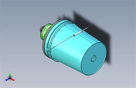 两级旋风分离器step模型图纸下载 懒石网