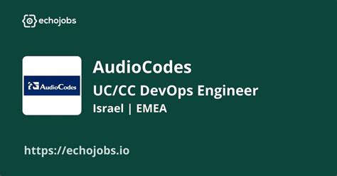 Audiocodes Is Hiring Uccc Devops Engineer Israel Emea Powershell