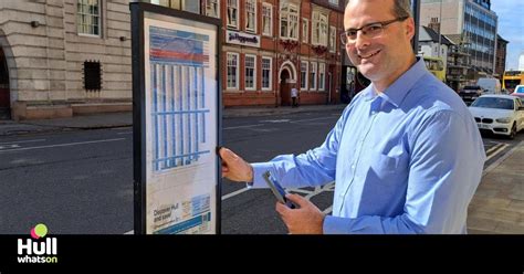 Qr Codes Introduced To Hull Bus Stops To Put Real Time Information At