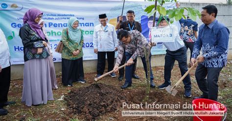 Peringati Hari Bumi, UIN Jakarta Tanam Ratusan Pohon Matoa di ...