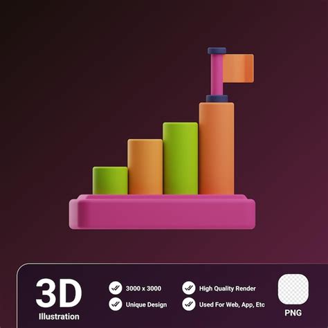 Premium Psd Recruitment Object Goal 3d Illustration