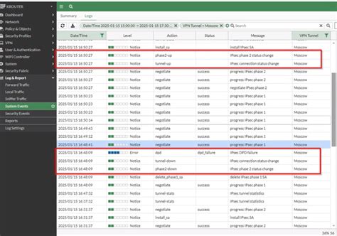 technical tip configuring dpd dead peer detectio fortinet community