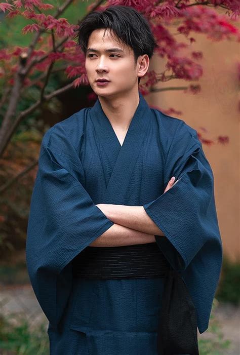 Mens Japanese Kimono Japanese Kimono Male Kimono Traditional Kimono