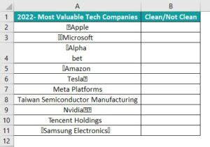 CLEAN Excel Function Formula Examples How To Use