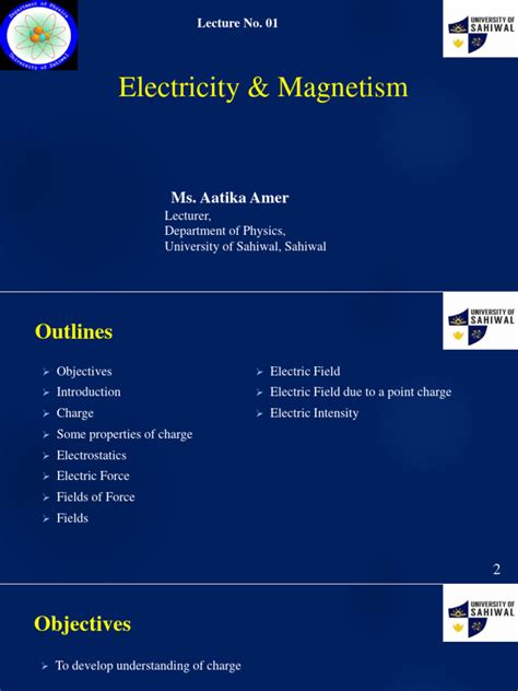 Emt Lecture 1 Pdf Electric Charge Field Physics Emt Lecture 1 Pdf Electric Charge Field Physics