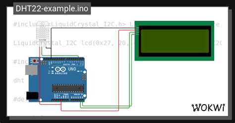 DHT LCD I C Copy Wokwi ESP STM Arduino Simulator