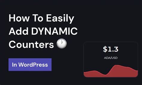 Dynamic Counters Iqonic Docs