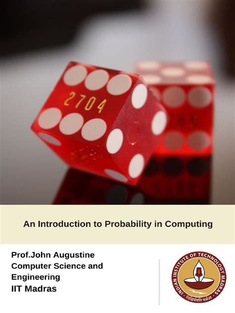 Introduction To Probability In Computing Pdf Expected Value