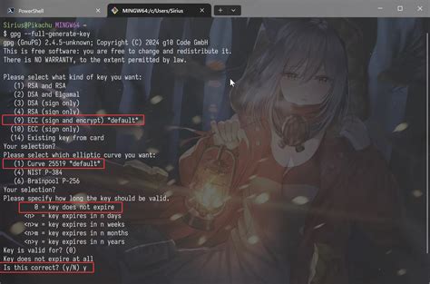 配置 Github Ssh 远程连接与 Gpg 提交签名验证 Sirius