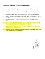 Word Problems Integers And Measurement Find Two Numbers With Course Hero