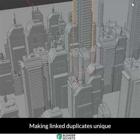 blender secrets making linked duplicates unique r blender