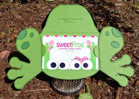 Debs Paper Palooza Sweet Frog T Card Holder