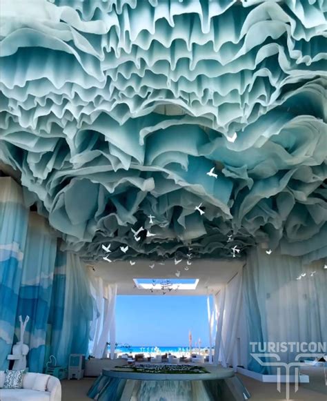 Sol Beach Bar Marassi Egypt Crystal Wedding Decor Installation