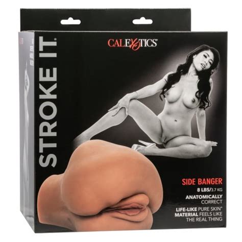 Stroke It Side Banger Brown Sex Toys At Adult Empire