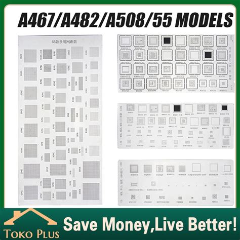 Jual 4pcs Plat Bga Universal Cetakan Universal Cetakan Ic Cpu Plat