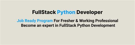 Fullstack Python Developer