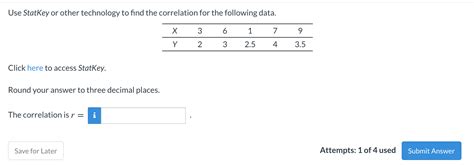 Solved Use Statkey Or Other Technology To Find The