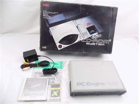 Boxed NEC PC Engine CD Rom System Console With Accessories Starboard Games