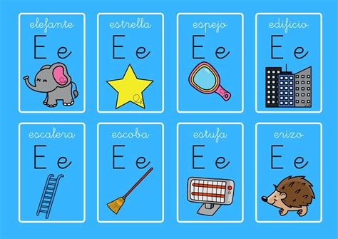 Cosas Que Empiezan Con E Preescolar