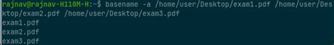 Extract Filename From The Full Path In Linux Geeksforgeeks