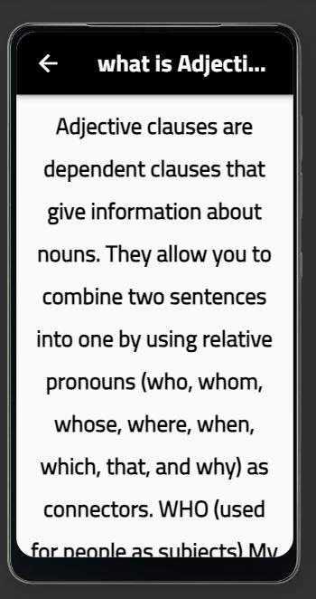 Adjective Clauses Apk For Android Download