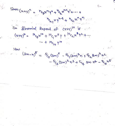 answered expand and simplify the binomial x y ¹0 expand and
