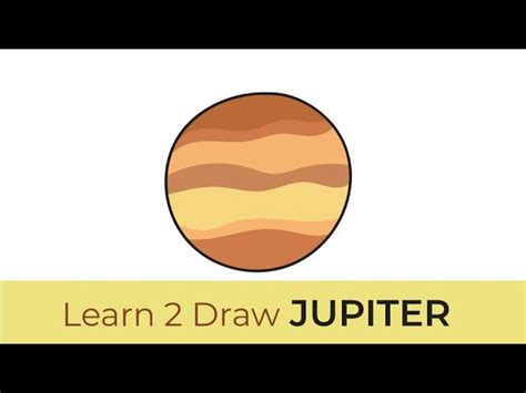 Easy Draw Jupiter The Planet Planet Painting Easy Painted Solar
