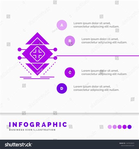 Computing Data Infrastructure Science Structure Infographics Stock
