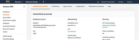 Rds Connect Ec2 To Rds Mysql