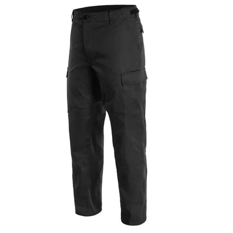 Pantalone Combat Da Campo Bdu Nero Softair Sicurezza Cc Gpg Mil Tec