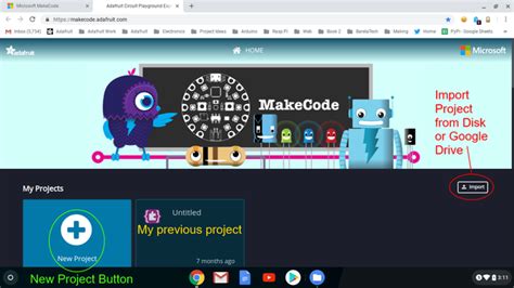 Using Makecode Using Circuit Playground Express Makecode And