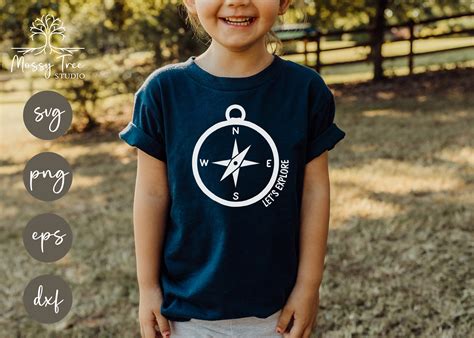 Lets Explore Compass Graphic By Mossytreestudio · Creative Fabrica