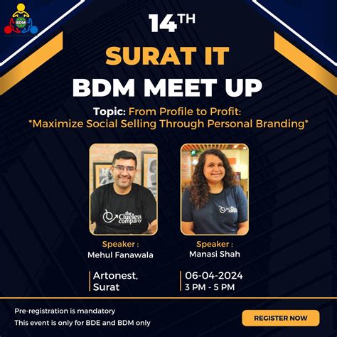 Surat It Bdm Community On Linkedin Suratitbdm Bdmmeetup Bde Bdm