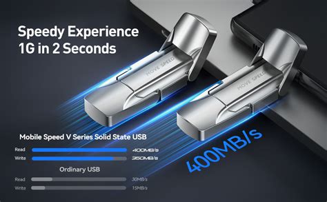 Amazon Com MOVE SPEED GB Solid State Flash Drive USB MB S High Speed Type C USB Drive