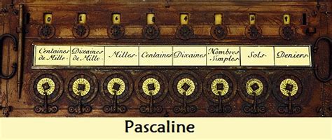 Pascaline Pascal Calculator