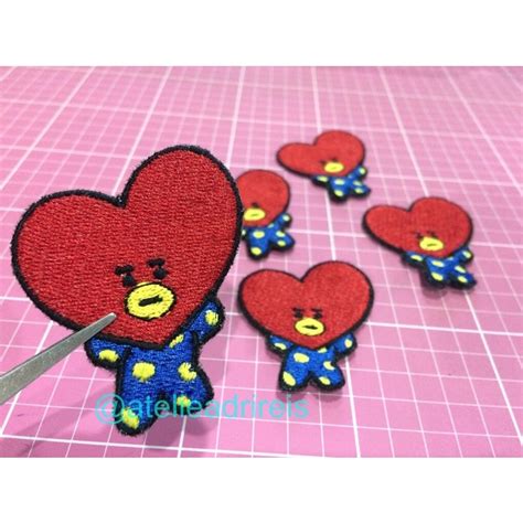 Patch Bordado K Pop Termocolante Tata Shopee Brasil