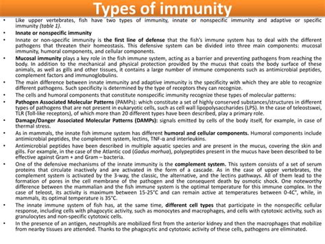 Fish Immune System In Improving Health And Aquaculture Productionpptx