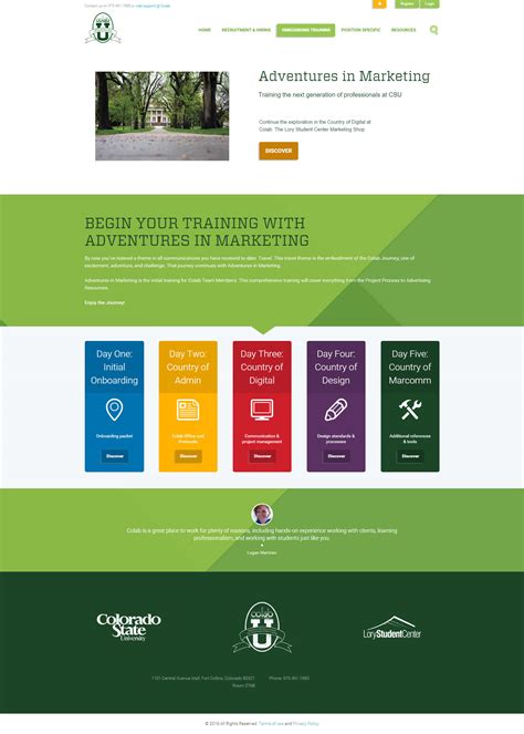 Colab Training Website On Behance
