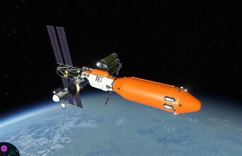 Big LKO station built in orbit. : r/KerbalSpaceProgram