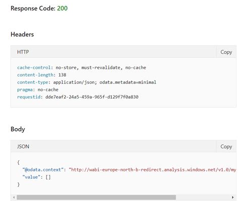 Requesting The Datasources Using The Get Datasourc Microsoft