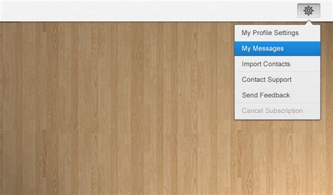Settings Dropdown Menu Free Mockup FreeImages