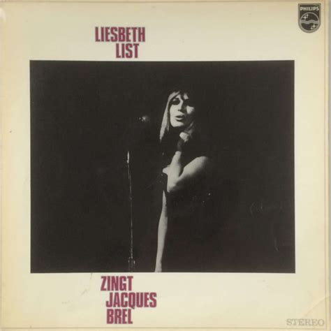 Liesbeth List Zingt Jacques Brel Lp Album Gat Akerrecordsnl
