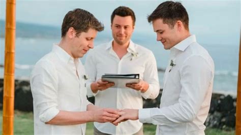 Chatgpt Co Founder Sam Altman Marries Long Time Boyfriend Oliver
