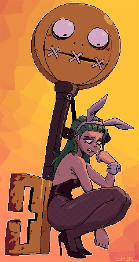 Rule 34 Aba Annoyed Expression Blood Blush Bunny Ears Bunnysuit