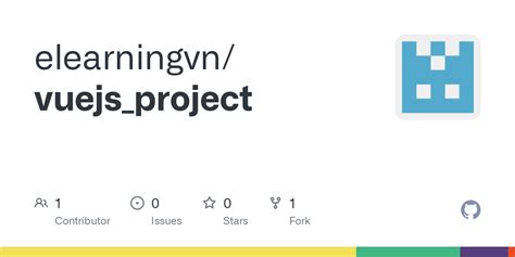 GitHub Elearningvn Vuejs Project