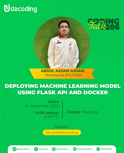 Deploy Machine Learning Model Using Flask API & Docker - UDACODING