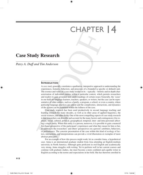 PDF Case Study Research