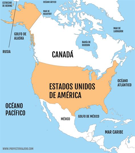 Mapa De Estados Unidos Con Océanos El Expansionismo Norteamericano